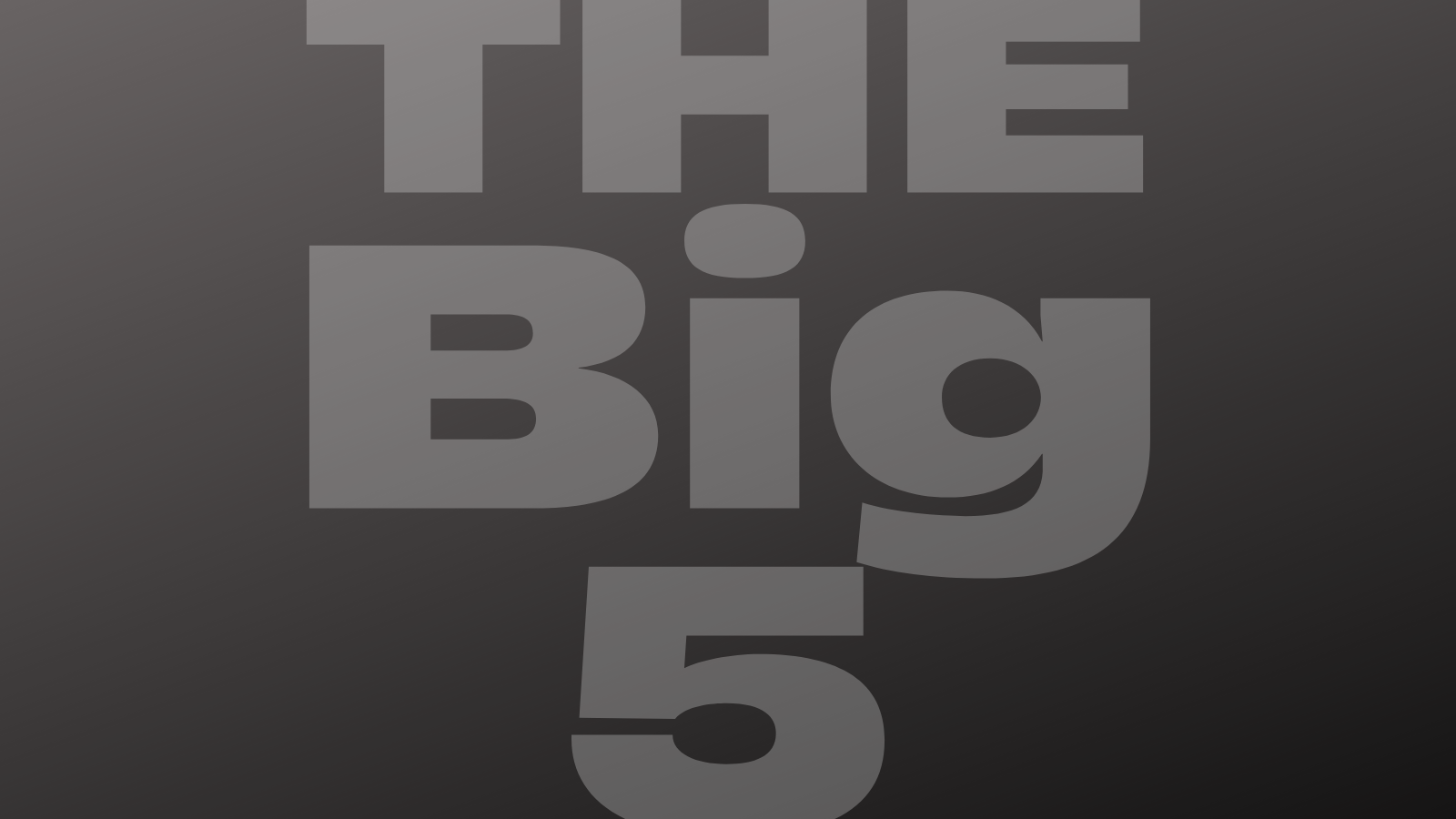 Unveiling "The Big 5" Traits!
